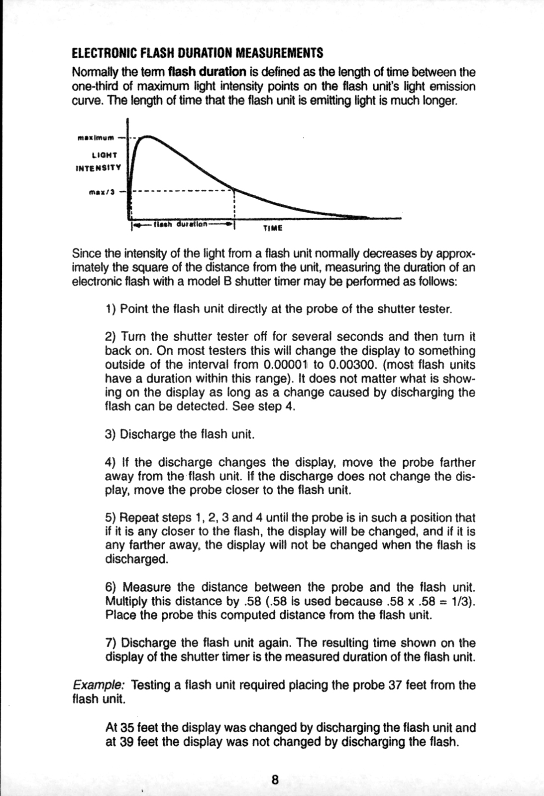Kenneth Lee Gallery - Calumet Shutter Tester Manual